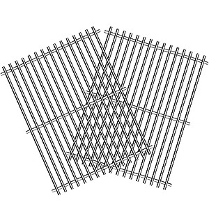 Uniflasy Grill Cooking Grate for Nexgrill 4-5 Burner Grills 720-0830H 720-0783E 720-0697 720-0773 720-0888 720-0783C Grill Parts Master Forge 1010037, 17 1/4 Inch
