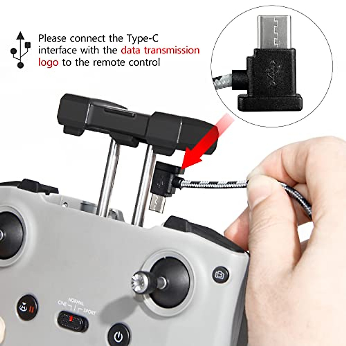 Foldable Tablet Holder for DJI Mini 3 Pro/DJI Mini 2 /Mavic Air 2/ Air 2S/ DJI Mavic 3, No Disassembly iPad Holder Stand, DJI Mini 2 Accessories, Mavic Air 2 Accessories