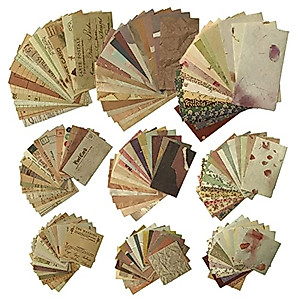 DESEACO Vintage Scrapbooking Supplies Scrapbook Paper, Decoupage paper for Aesthetic Bullet Journal DIY, Decorative Paper Journaling Supplies, Craft Supplies Materials for Scrapbooking 360 Sheets