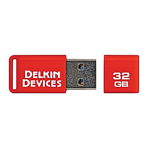 Delkin PocketFlash USB 3.0 Flash Drive, 32GB (DDUSB3-32GB)