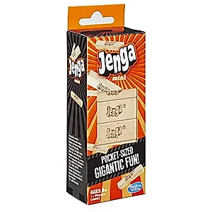 Hasbro Gaming Jenga Mini Game, Brown/a, for ages 6+ Years