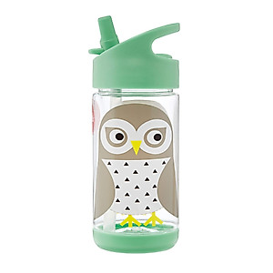 3 Sprouts Water Bottle – Kids Small 12oz. Plastic Spout Water Bottle