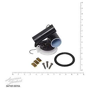 American Standard 047107-0070A Selectronic Toilet Flush Assembly, 5.4 in wide x 0.7 in tall x 9.8 in deep, Unfinished