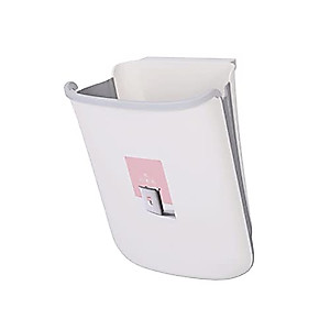 Cabilock Mounted Door Cabinetwhite Container Storage Bucket Drawer Waste Collapsible Cabinet Garbage to Toilet Compact Mount Car Bedroom Home Plastic Bathroom Small Dorm Holder Kitchen