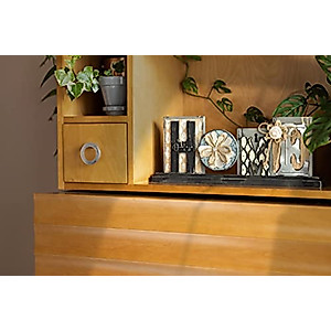 Young's Inc. Wood Block Tabletop Sign - Farmhouse Kitchen Decor - 18” W x 7” H - Rustic Home Decor - Entryway Table Decor