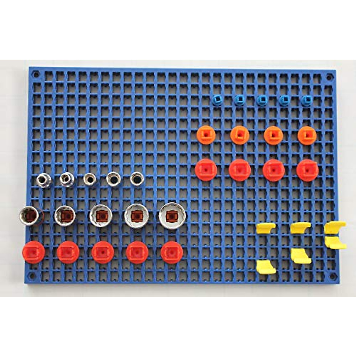 3/8" Socket Holders (50 pcs) - Accessories for ORGANIZER GENIE Pegboards to Organize Tools