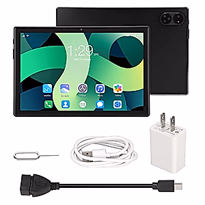 FUIK HD Tablet, Tablet PC 100240V 1960x1080 IPS Black Support 4G 12.0 Calls (US Plug)