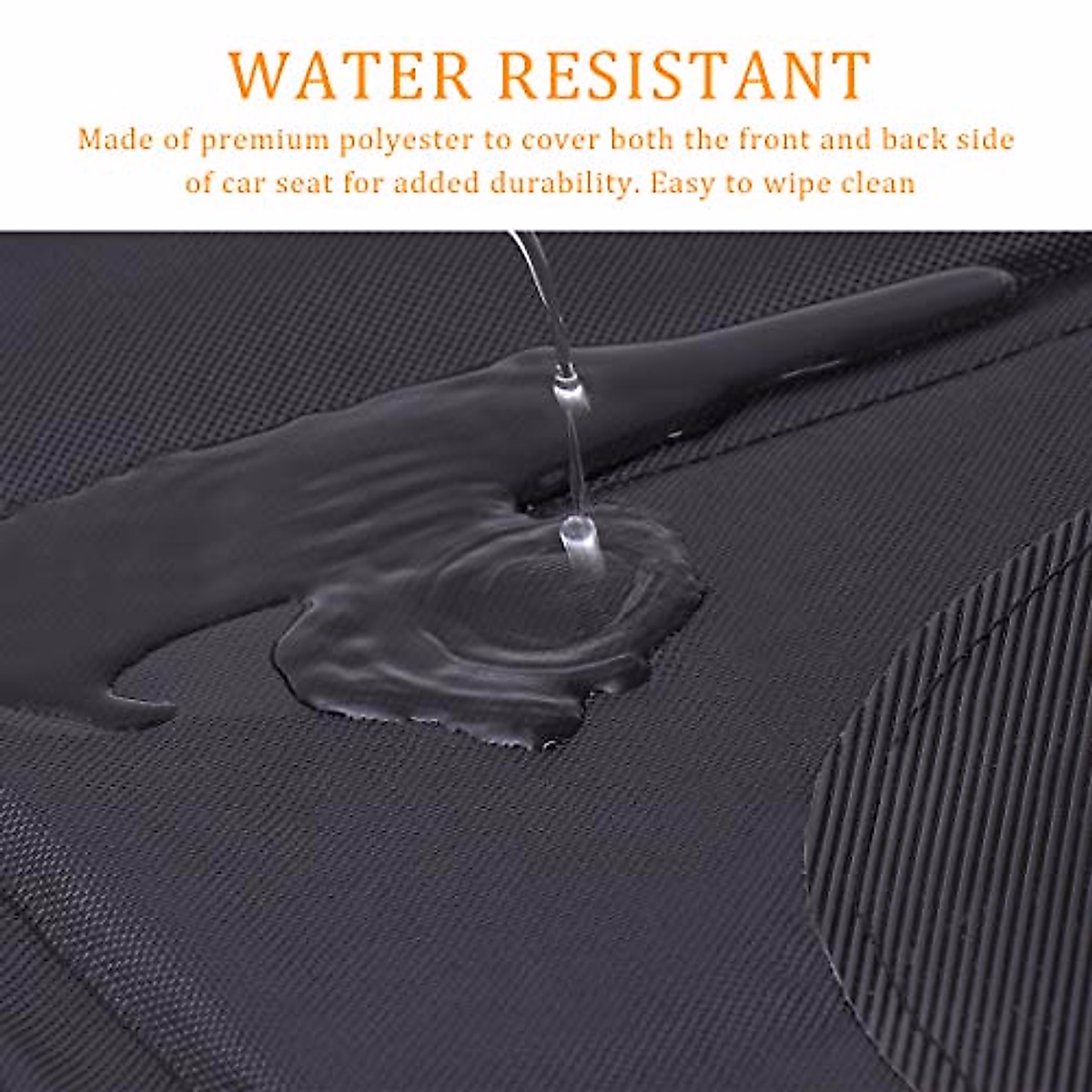 Innokids Car Seat Protector for Child Car Seat, Waterproof Seat Protector with Thick Padding Protects Automotive Vehicle Leather or Cloth Upholstery (1 Pack)