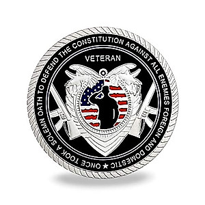 United States Veteran Soldier Challenge Coin Military Souvenir Coin