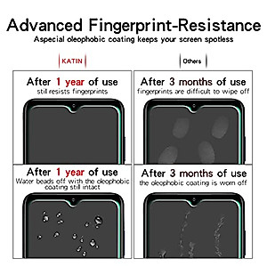 KATIN [2-Pack] Designed for Moto G Pure Tempered Glass Screen Protector, Anti Scratch, Bubble Free, Easy to Install