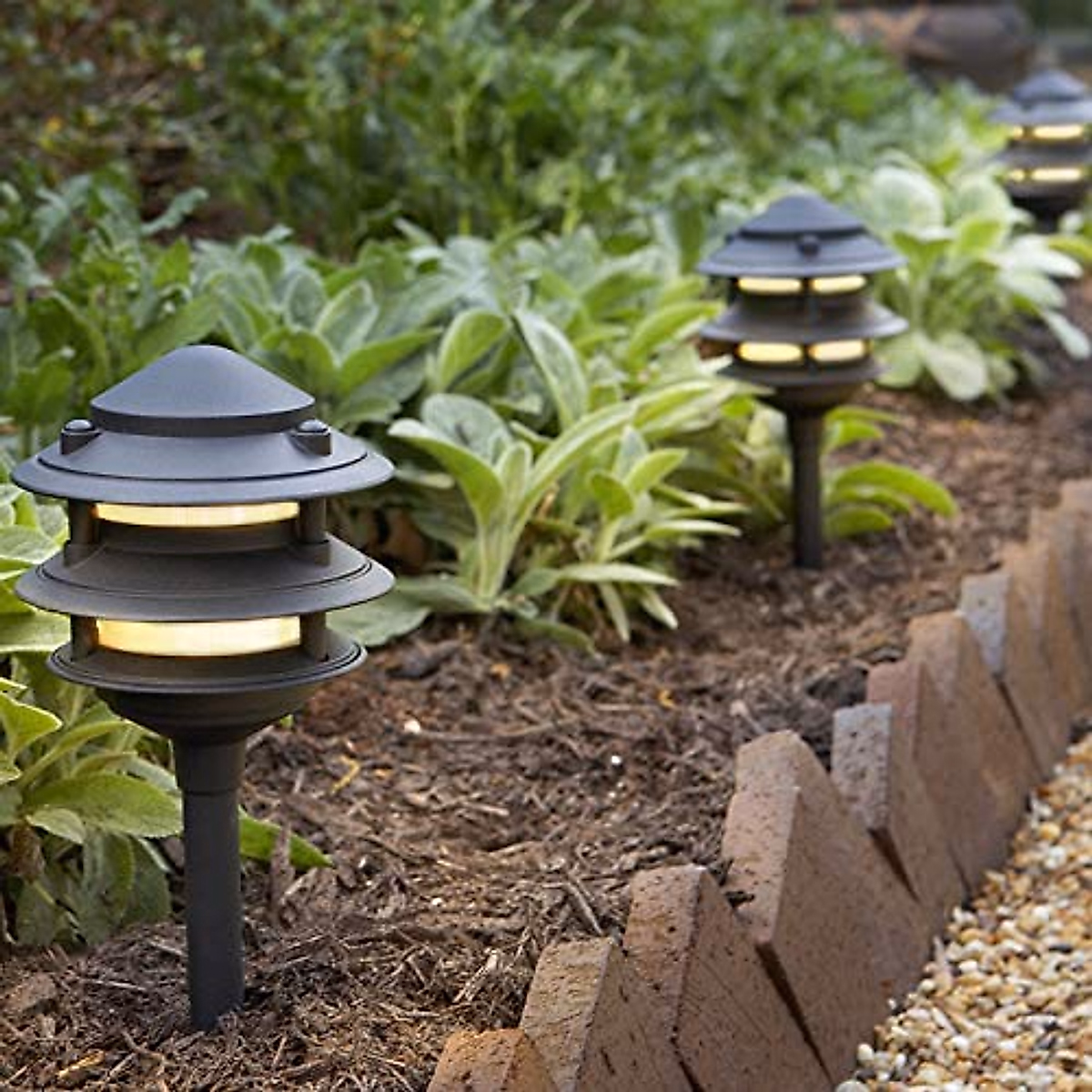 10 Pack LED Bulbs T10 Landscape Light Low Voltage 12v AC/DC Warm White Flicker-Free, Non-Polarity,