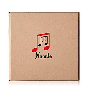 Naanle Trendy Boho Cute Couple Cartoon Llama Round Wall Clock, 9.5 Inch Battery Operated Quartz Analog Quiet Desk Clock for Home,Kitchen,Office,School