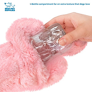 2-in-1 Fun Skin Stuffless Dog Squeaky Toy by Best Pet Supplies - Pig, Large