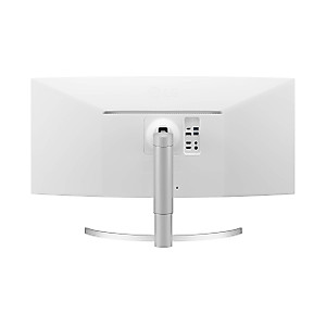 LG 38WN95C-W 38-Inch Curved UltraWide QHD+ 3840x1600 NVIDIA G-SYNC Compatible Nano IPS 144 Hz Refresh Rate and 1 ms Response Time Gaming Monitor with Thunderbolt 3 Connectivity (Renewed)