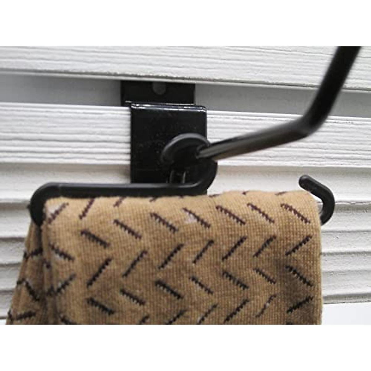 NAHANCO SH2 Sock Hanger with Curved Bar, Black (Pack of 500)