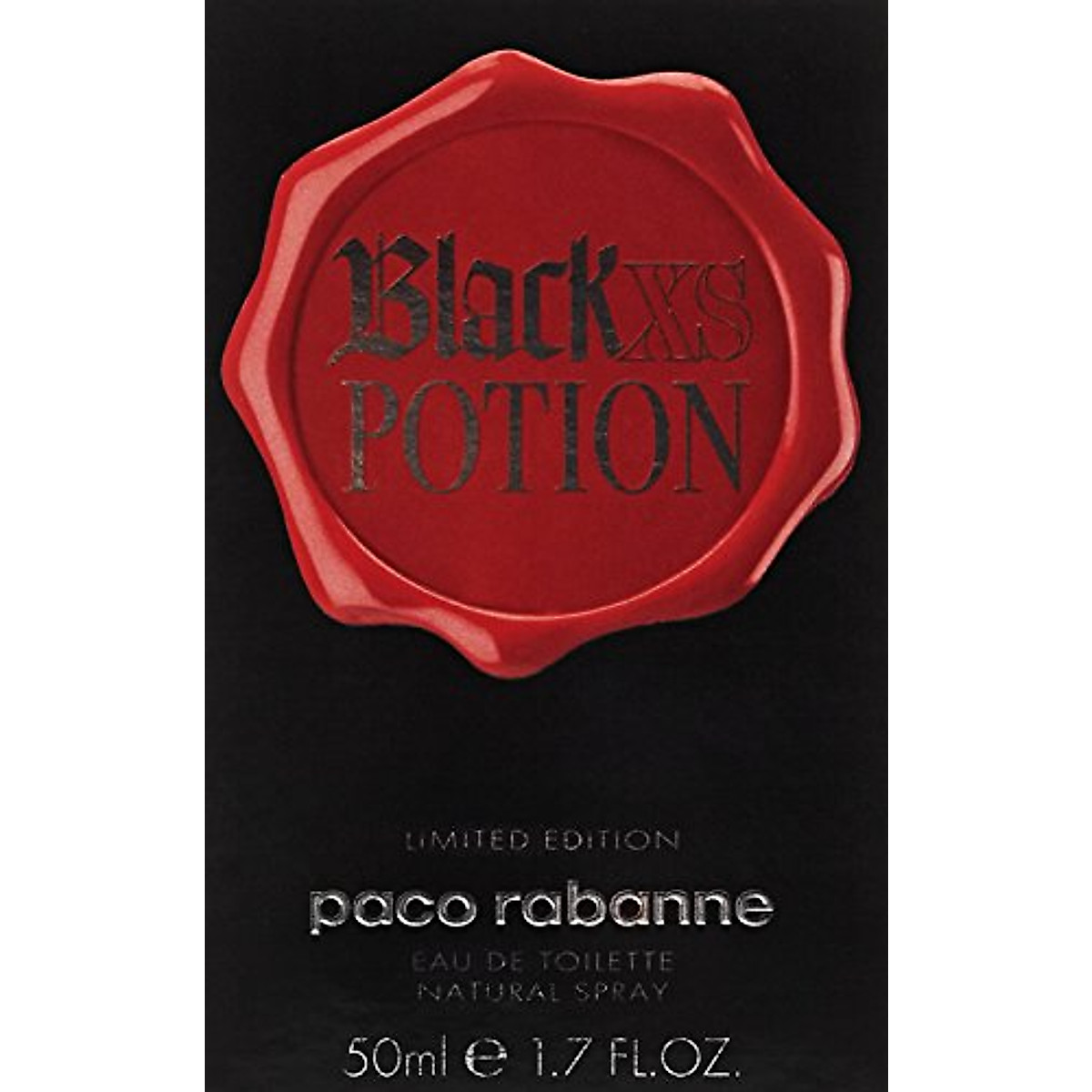 BLACK XS POTION by Paco Rabanne for WOMEN: EDT SPRAY 1.7 OZ (LIMITED EDITION)