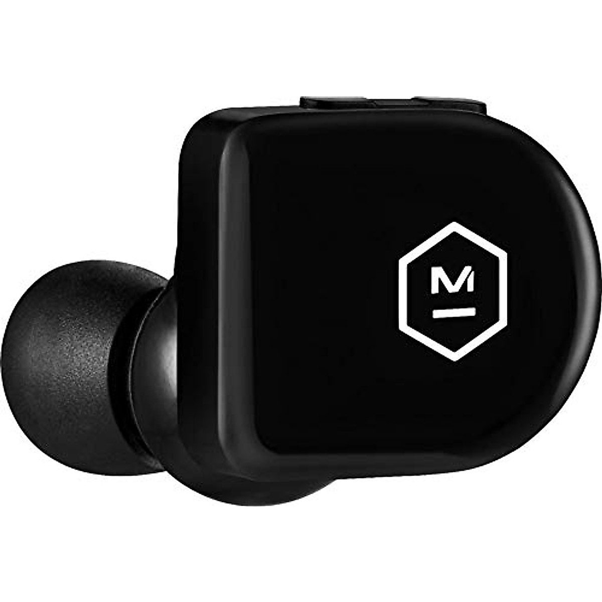 MASTER & DYNAMIC MW07 GO True Wireless Earphones - Water Resistant Earbuds - Sport & Travel Bluetooth, Lightweight in-Ear Headphones - Jet Black