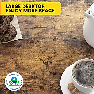 Night Stand Set of 2, Bedside Table with Drawers, Modern End Side Table with Storage Shelves, Versatile Nightstands for Bedroom Living Room Sofa Couch, Wood Metal Bedroom Furniture, Rustic Brown