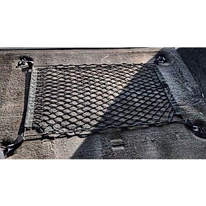 EACCESSORIES EA Rear Trunk Organizer Cargo Net for Mercury Mountaineer 1997-2001– Floor Style Cargo Net for SUV - Premium Mesh Elastic Car Trunk Organizer – Compatible with Mercury Mountaineer
