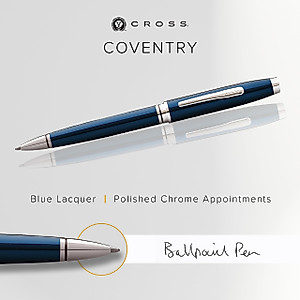 Cross Coventry Blue Lacquer Ballpoint Pen