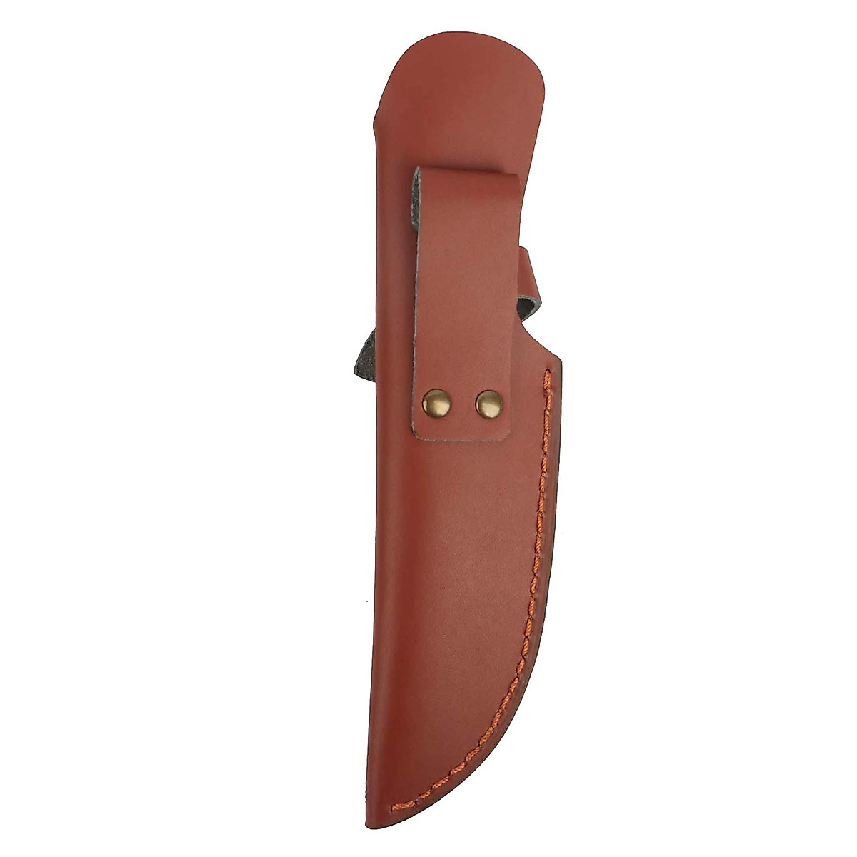 Morezing Hunting Fix Blade Knife Sheath Leather Cover for 4.5 inch to 5 inch Blade Knives - Brown