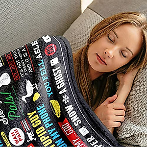 Aozksog Flannel Blanket with Short Plush Pillowcase, Micro Fleece Throw Blankets for Couch Bed Sofa Cozy Blanket Lightweight Fuzzy Plush Blanket for Bedroom Living Room 40x50-Inch