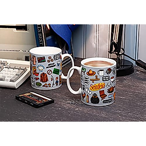 Paladone Seinfeld Merchandise Ceramic Coffee Mug | Gifts for Seinfeld Gifts for Fans of the TV Show