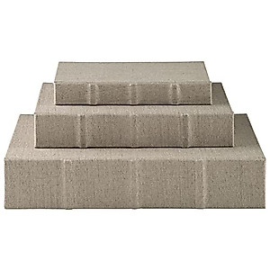 Signature Design by Ashley Jolina Box, Set of 3, 13"W x 8.7"D x 2.8"H, Gray