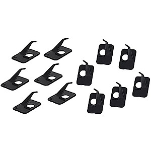 10pcs Black Plastic Arrow Rest Archery RH Recurve Bow Arrow Rest Hunting Shooting Targeting Accessory Right Hand