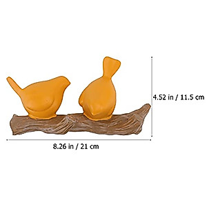 Cabilock Coat Hooks Bird Shape Hat Clothes Bag Wall Mount Hook Hanger Rack Holder for Home Decoration Yellow