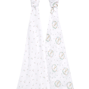 aden + anais Essentials Superman Swaddle Blanket, Muslin Blankets for Girls & Boys, Baby Receiving Swaddles, Ideal Newborn Gifts and Infant Shower Items, Wearable Swaddling Set, 2 Pack, Superman