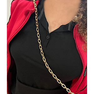 NEXT FASHION Box Purse Chain Crossbody Shoulder Strap (9mm) Replacement - (48" / 120cm)