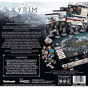The Elder Scrolls V: Skyrim – The Adventure Game | Dungeon Crawling Strategy Board Game for Adults and Teens | Ages 14+ | 1-4 Players | Avg. Playtime 60-120 Minutes | Made by Modiphius Entertainment