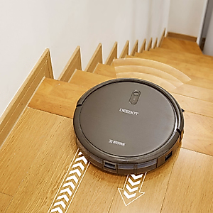 ECOVACS DEEBOT N79S Robotic Vacuum Cleaner with Max Power Suction, Upto 110 Min Runtime, Hard Floors and Carpets, Works with Alexa, App Controls, Self-Charging, Quiet