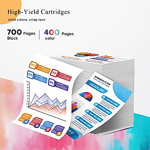 Inktopia Remanufactured Ink Cartridges Replacement for HP 61XL 61 XL High Yield for HP Envy 4500 5530 5534 5535 Deskjet 2540 1000 1010 1512 1510 3050 Officejet 4630 2620 4635 Printer (1 Black)