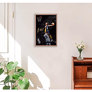 BNZWAA Ja Morant Canvas posters for room aesthetic unframed 12x18 Inch Basketball Decor Bedroom Canvas Wall Poster Signature Motivational Poster