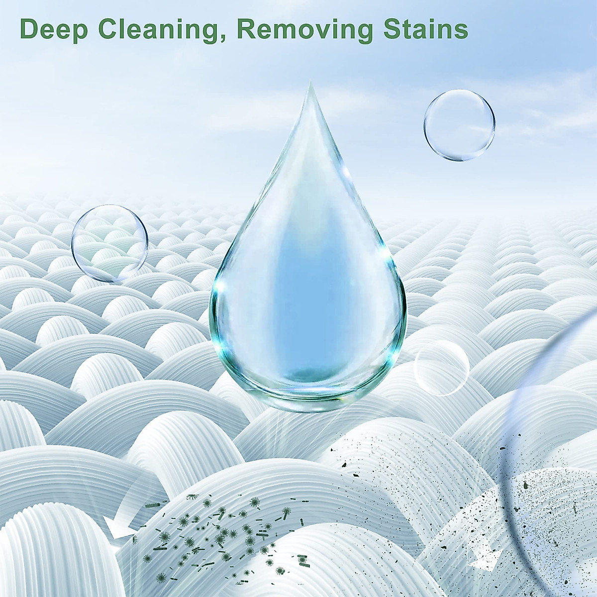 Zimwin Laundry Detergent Sheets, 200 Count, Fragrance Free, Eco-Friendly, Plastic-Free, Hypoallergenic, Liquidless Washing Supplies for Dorm Travel Camping