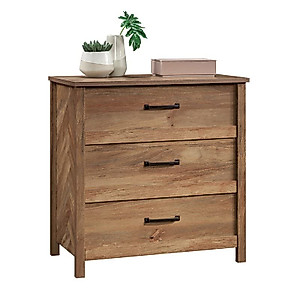 Sauder Cannery Bridge 3-Drawer Bedroom Chest in Sindoori Mango, Sindoori Mango Finish