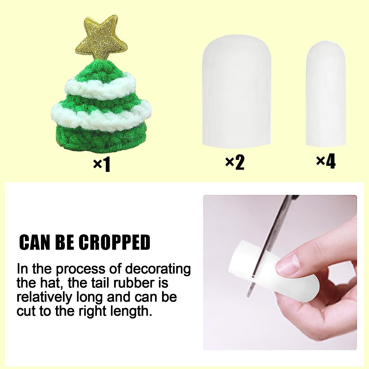 ZHIEND Banana Hats Set,Cover for Bananas, Banana Silicone Cap For Preservation Fresh (Christmas Tree)