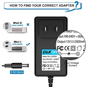 PwrON 12V Ac Dc Adapter Compatible with Bose SoundLink-Mini Bluetooth Speaker (1st Gen ONLY) 359037-1300 371071-0011 PSA10F-120 413295; Bose-SoundDock-XT Speaker 626209-1300 626209-1900 Power Supply