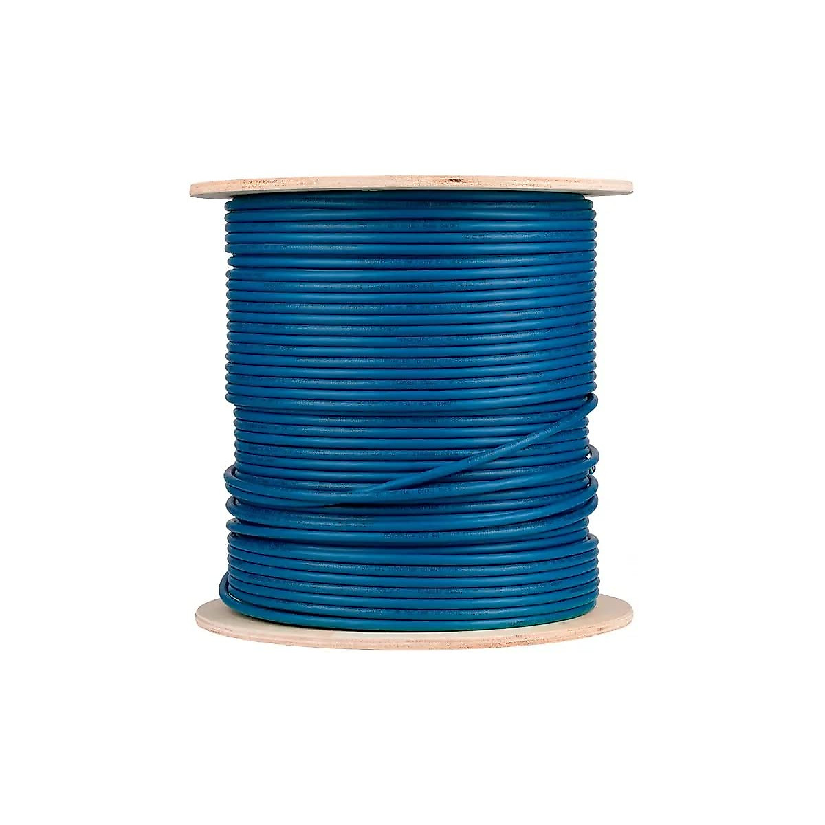 Monoprice Entegrade Cat8 Network Cable V2-1000 Feet - Blue | 2GHz S/FTP Solid, 22AWG, Bulk Bare Copper, 40G, for Networking, LAN, Modem, Router
