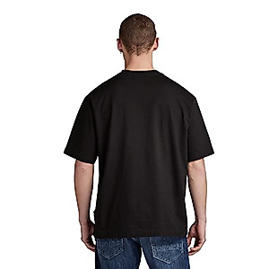 G-Star Raw Men's Boxy Premium Oversized T-Shirt, Black