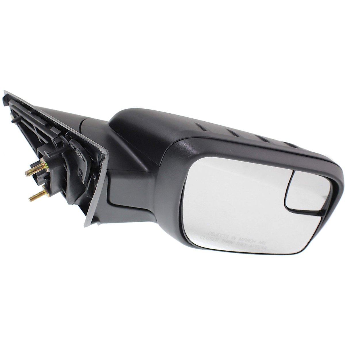 Kool Vue Passenger Side Power Non-Heated Mirror for Ford Explorer 2011-2015 Manual Fold With Spotter Glass; Without Signal Light, Memory & Puddle Lamp Textured