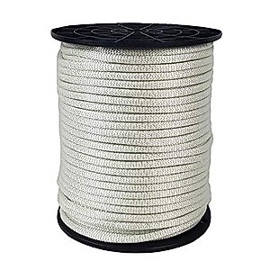 1/4 inch Knotrite Nylon Rope - 250 Foot Spool | 100% Nylon - Solid Braid - Dyeable - Industrial Grade - High UV and Abrasion Resistance