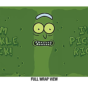 Rick And Morty OFFICIAL I'm Pickle Rick 24 oz Insulated Canteen Water Bottle, Leak Resistant, Vacuum Insulated Stainless Steel with Loop Cap, Black