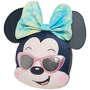 Disney Street Beach 13.5-Inch Character Head Plush Minnie Mouse