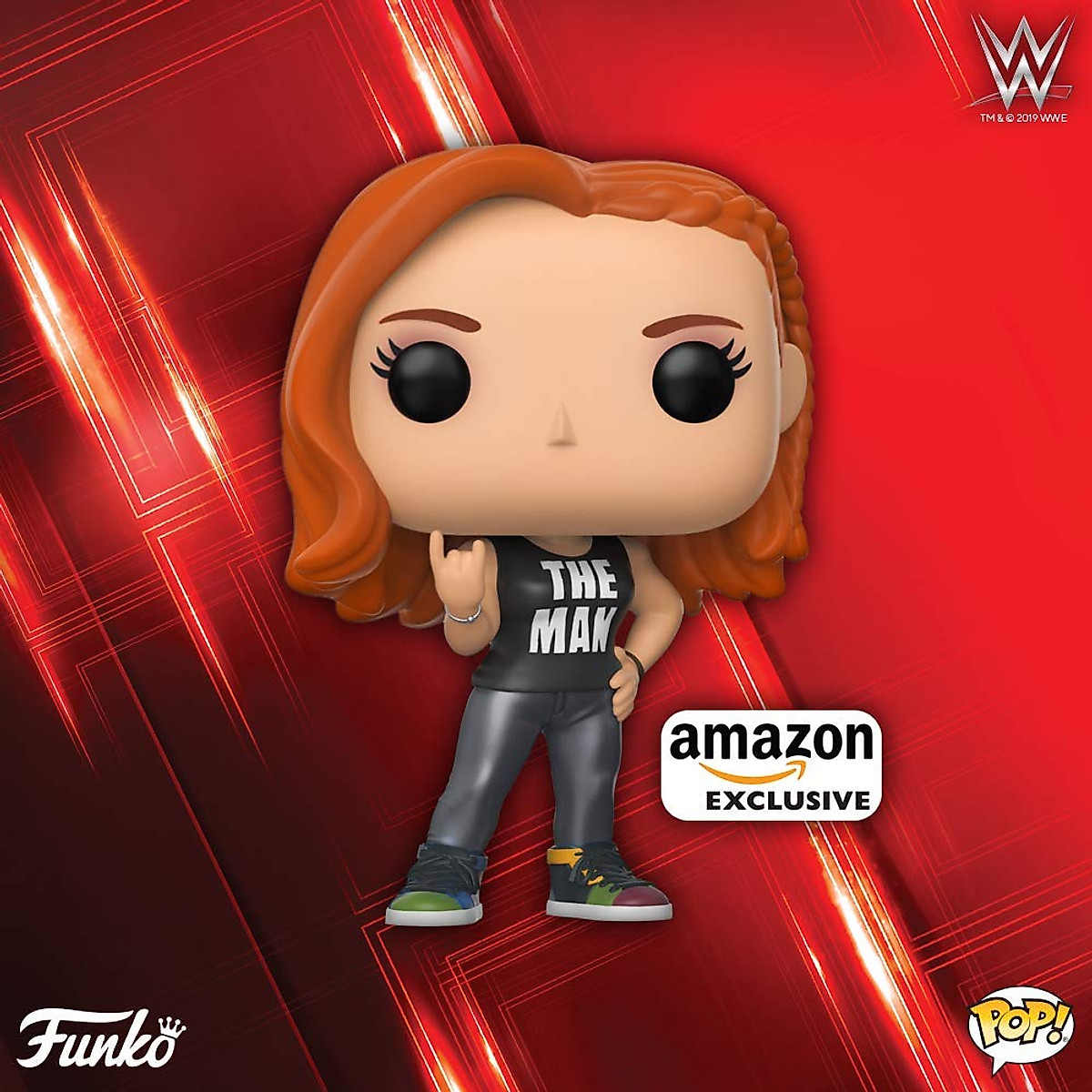 Funko POP WWE: Becky Lynch, The Man, Amazon Exclusive