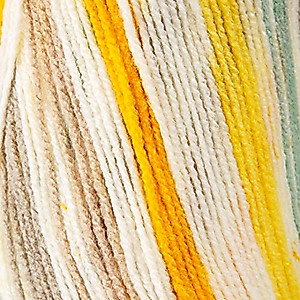 Sensy Candy Yarn, 3.5 oz, 251 Yards, Multicolor Craft Yarn for Crocheting and Knitting, Gauge 3 Light (5845)