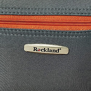 Rockland Fashion Expandable Softside Upright Luggage Set, Charcoal, 2-Piece (14/19)