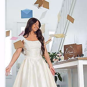 Daily Venture Wood Card Box with Slot & Lid | Assembled Card Box for Party | Rustic Wood Card Box for Wedding, Envelope Gift Box for Reception, Baby Shower, Wedding Card Box for Cards and Money